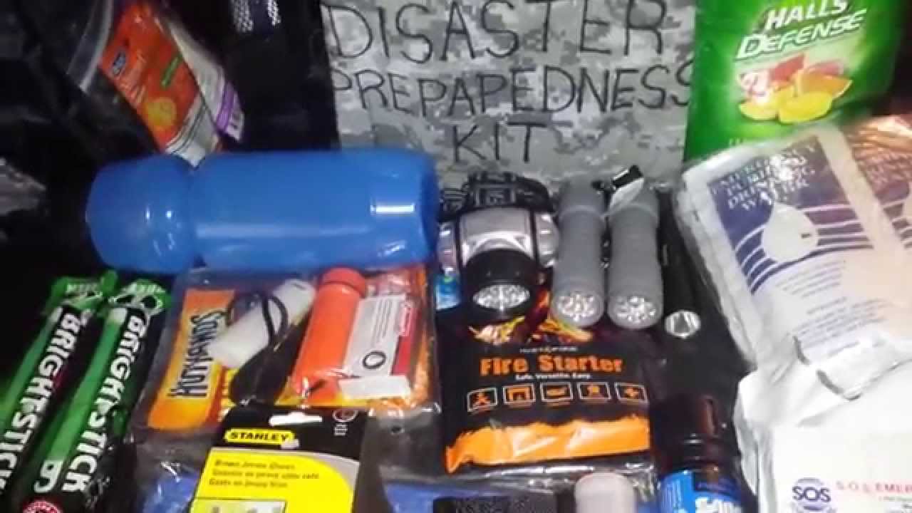 Disaster Preparedness Kit "Walmart" pt2 - YouTube