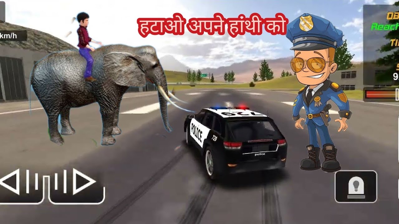 police car chase cop simulator - -game play (Android ,sos) - YouTube