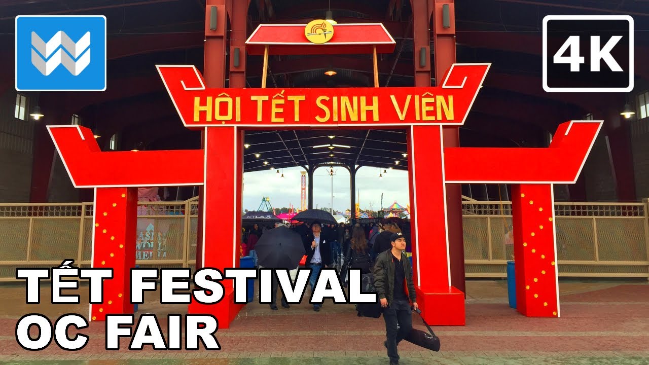 [4K] UVSA Tết Festival Vietnamese Lunar New Year in OC Fair California ...