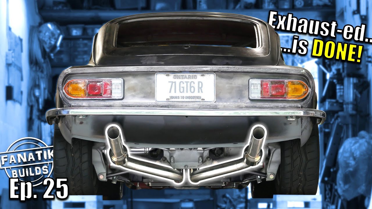 Custom Exhaust is Done! Pro Touring V8 Triumph Build – LS Powered ...