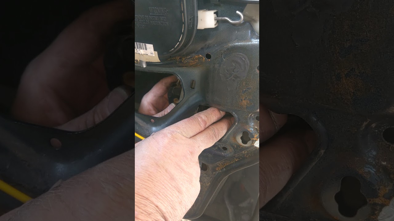 w210 door lock removal - YouTube