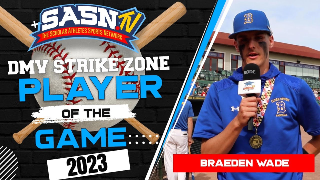 DMV Strike Zone Interviews 1A State Champion Braeden Wade - YouTube