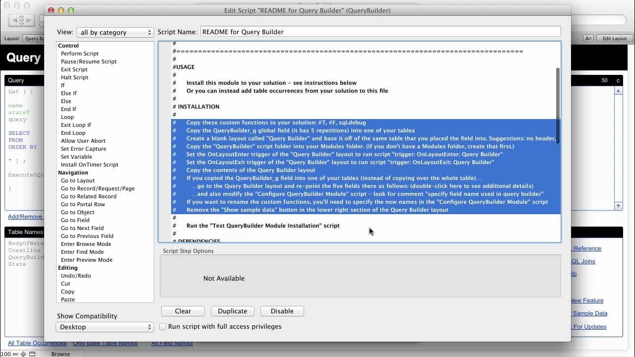 FileMaker Tip: An Introduction to Query Builder - YouTube