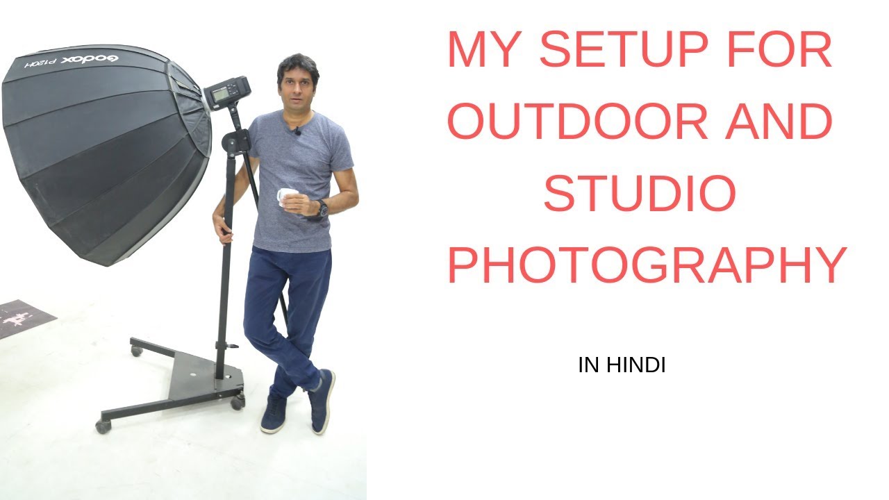 My setup for outdoor and studio photography - YouTube