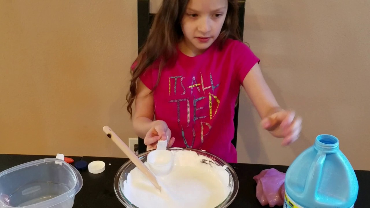 DIY Fluffy Slime! Bouncy! Ookleck! - YouTube