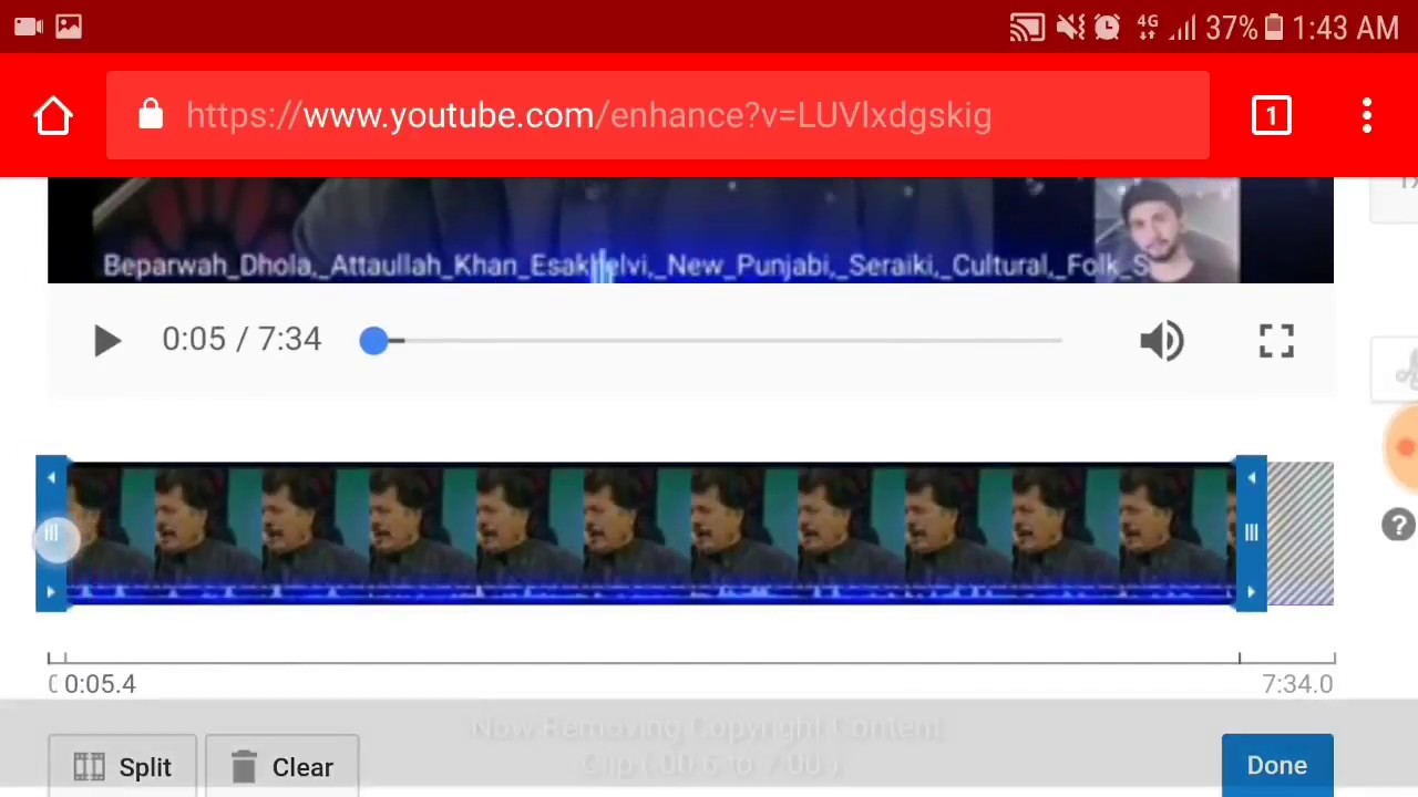 How To Remove Includes Copyrighted Content In YouTube Videos - YouTube