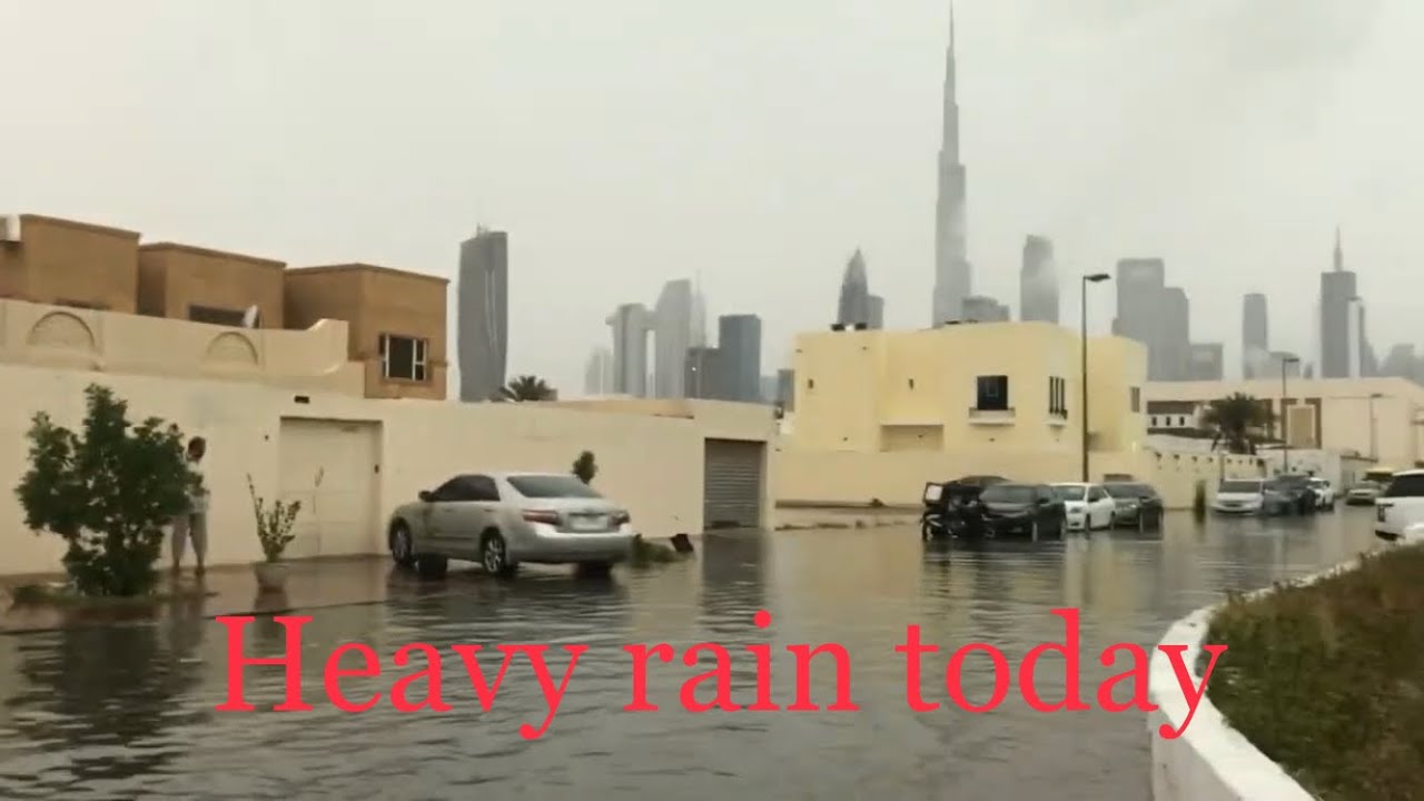Dubai heavy rain today | Dubai raining today | Dubai weather today ...