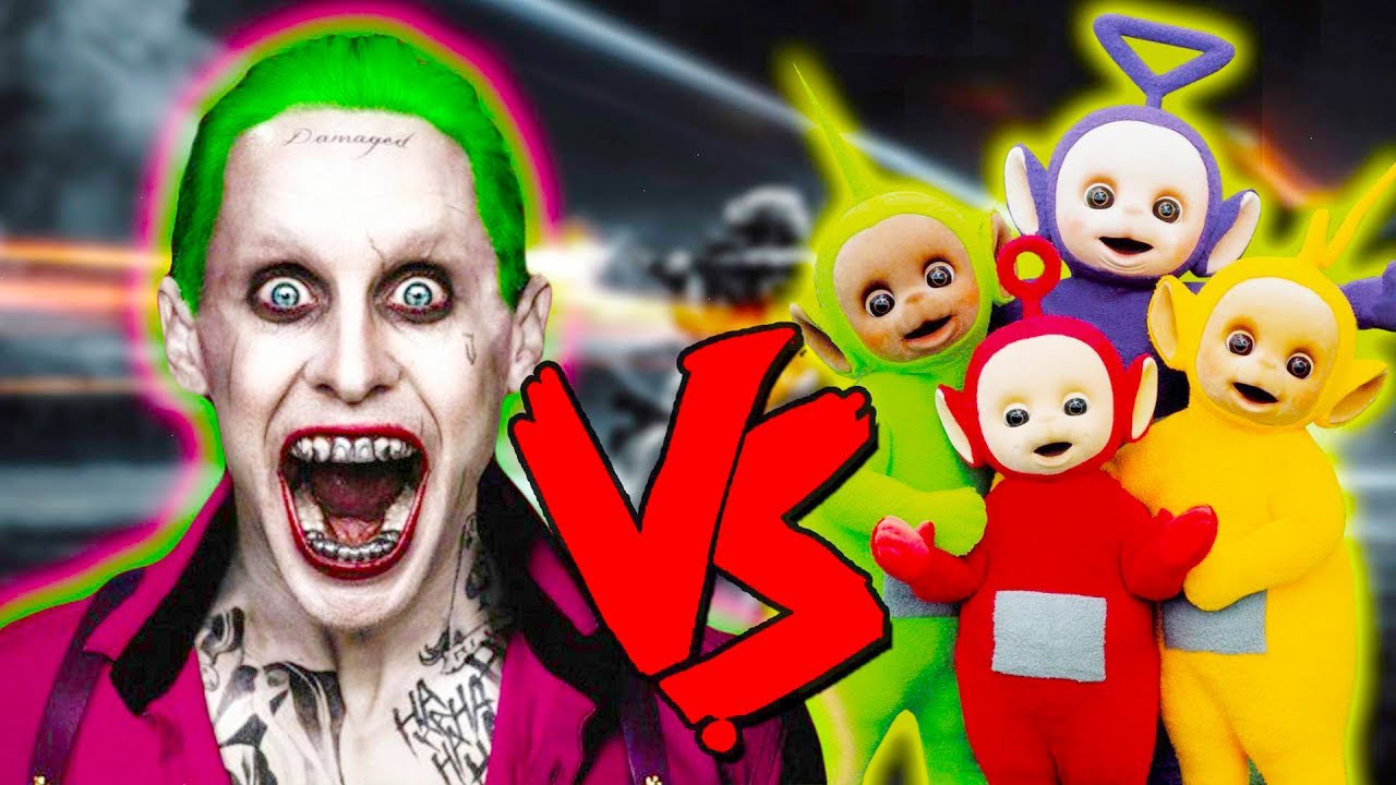 The Joker Vs Teletubbies Apocalypse - Epic Battle - Injustice 2 Costume ...