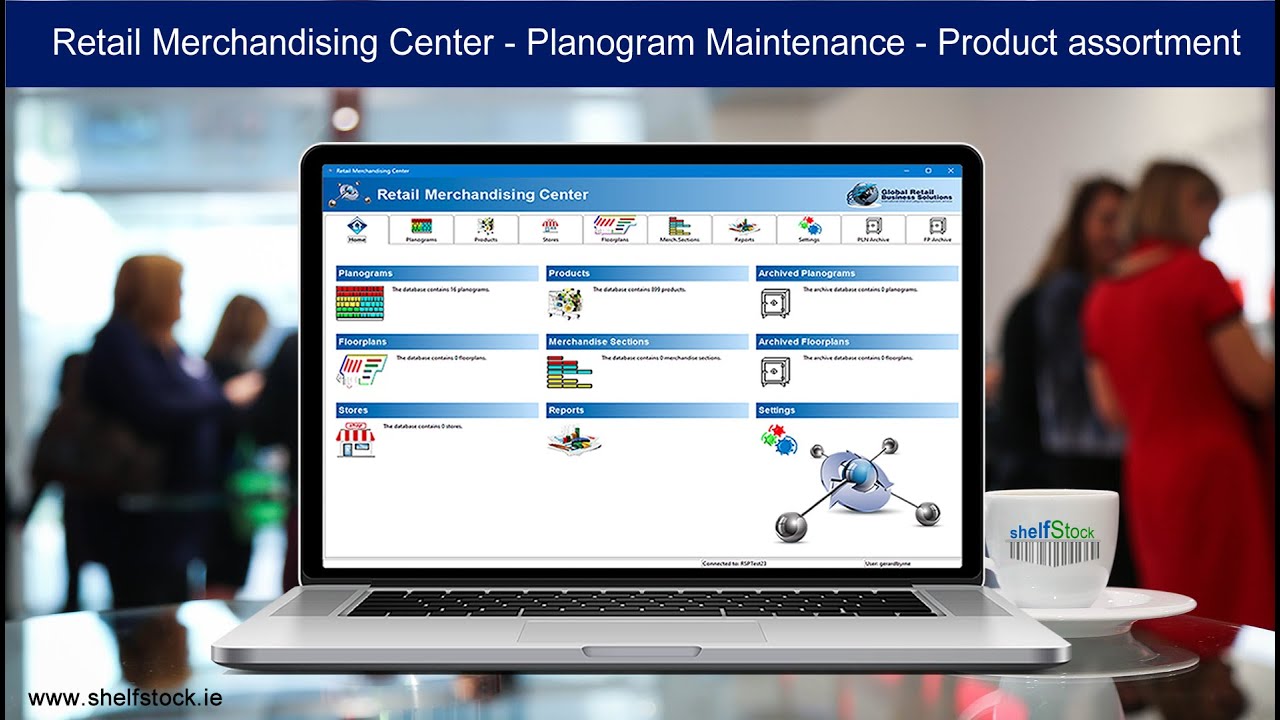 Retail Merchandising Center - Planogram Assortment Tool - YouTube