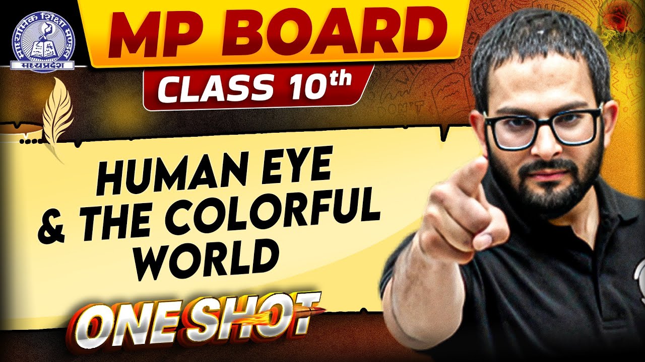 MP Board Class 10th Physics: Human Eye & Colourful World Simplified In ...