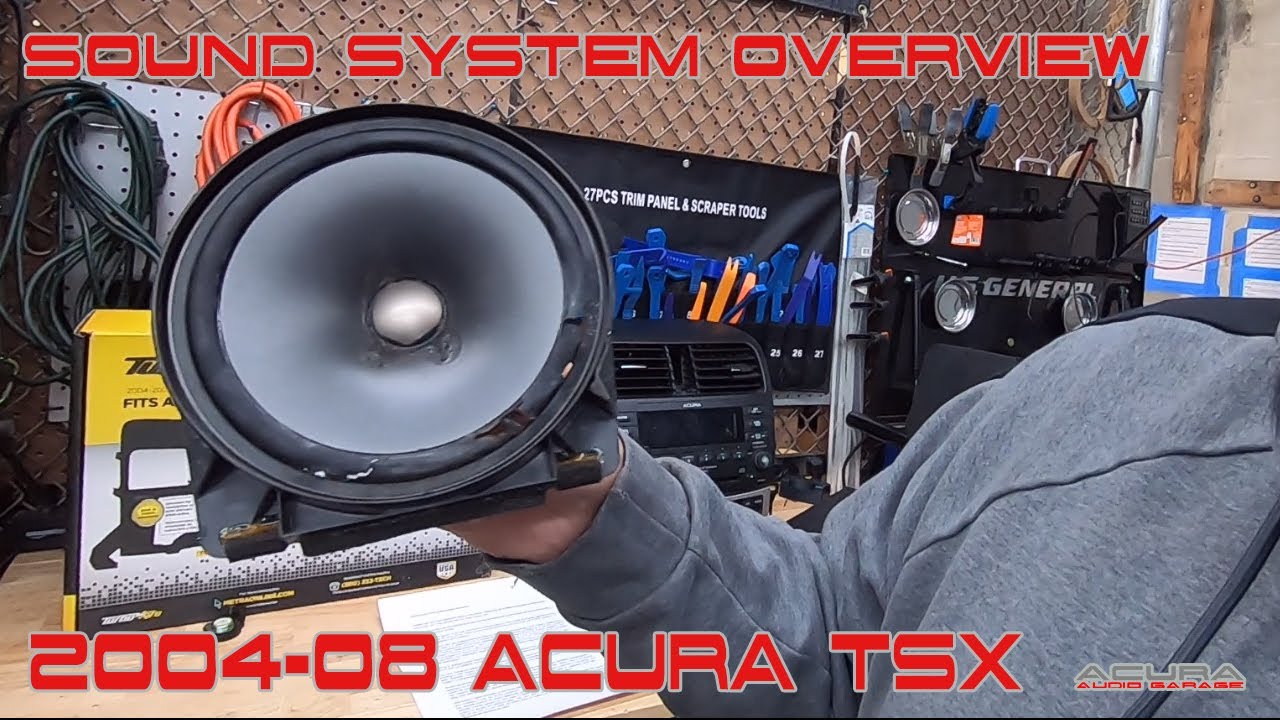 2004 2005 2006 2007 2008 Acura TSX Factory Sound System Overview | DIY ...