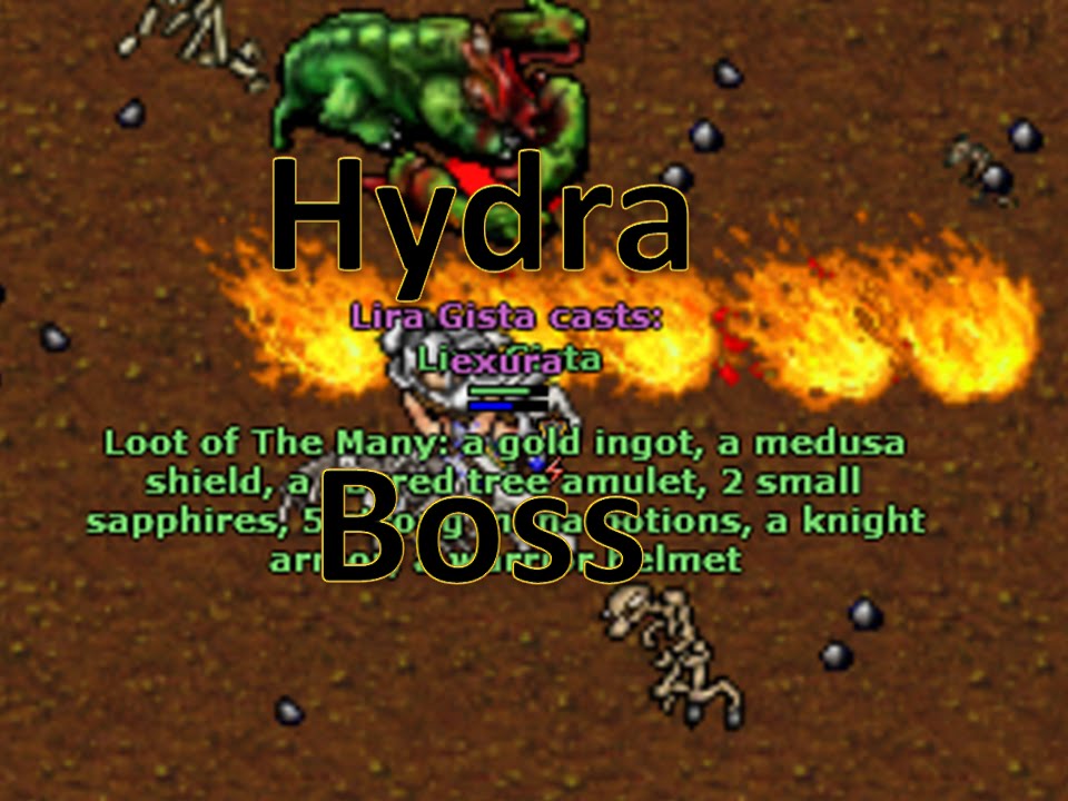 Thizor Gamer - Tibia #TibiaQuests - Hydra Boss(The Many) Task - YouTube