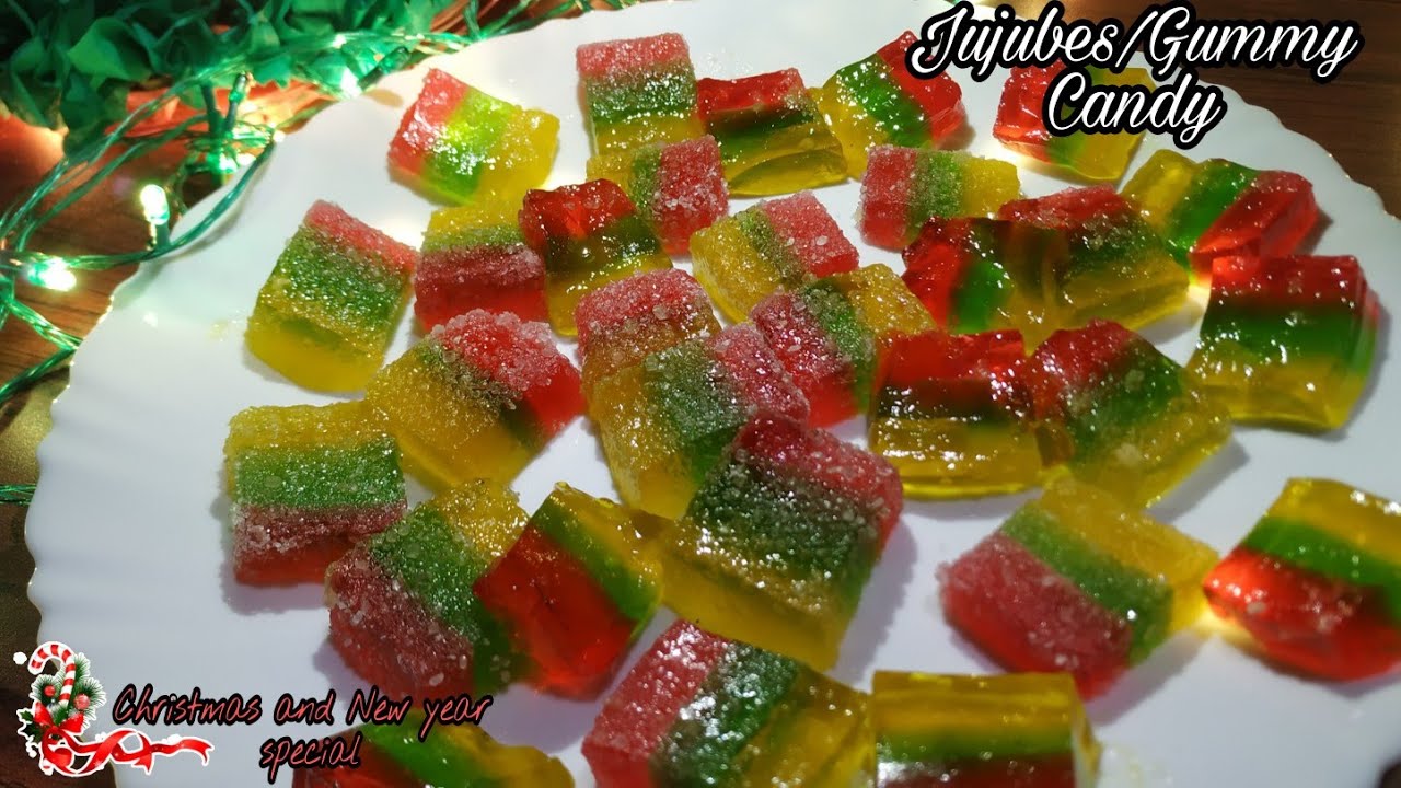 Jujubes/Christmas Special Gummy Candy/ Goan Sweet Recipe/ Christmas ...