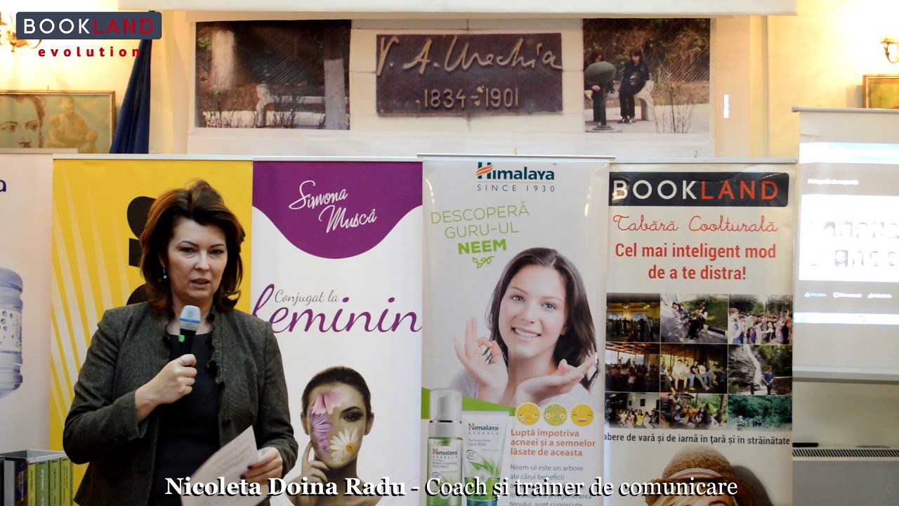 Nicoleta Doina Radu la BookLand Evolution Galati - 2017 - YouTube