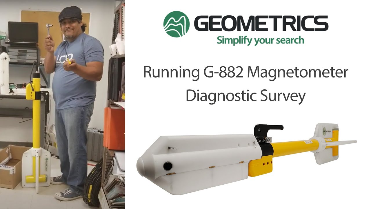G-882 Magnetometer Diagnostic Survey - YouTube