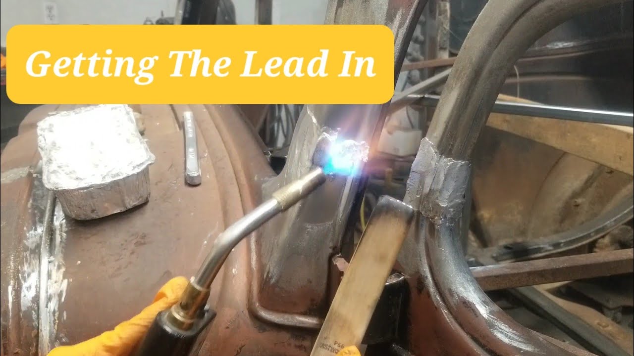 Using Lead Filler For Classic Car Restoration - YouTube