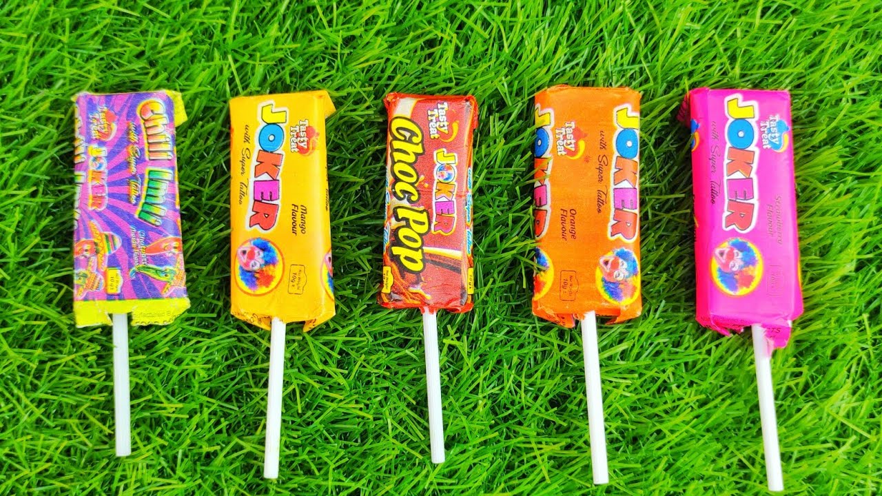 Learn Colors with lollipops and Sweets.Yummy Rainbow Lollipops ASMR ...
