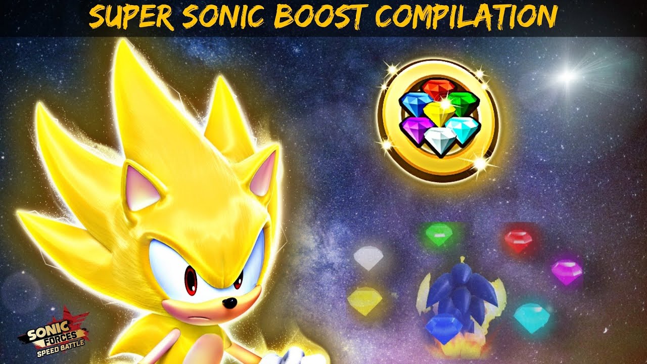 Sonic Forces Speed Battle | Super Sonic | Boost Compilation💎 - YouTube
