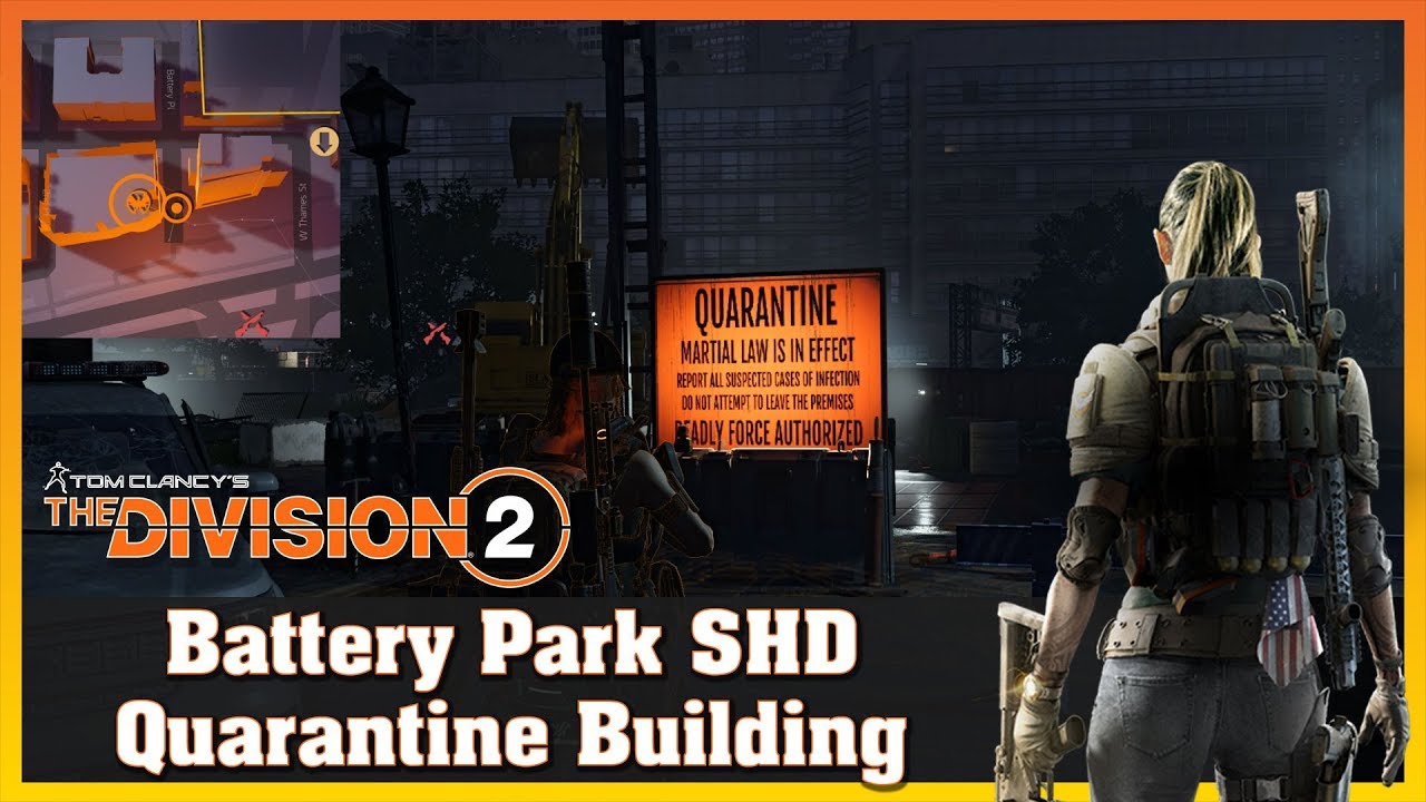 Battery park | SHD Tech Cache | Quarantine Building |THE DIVISION 2 ...