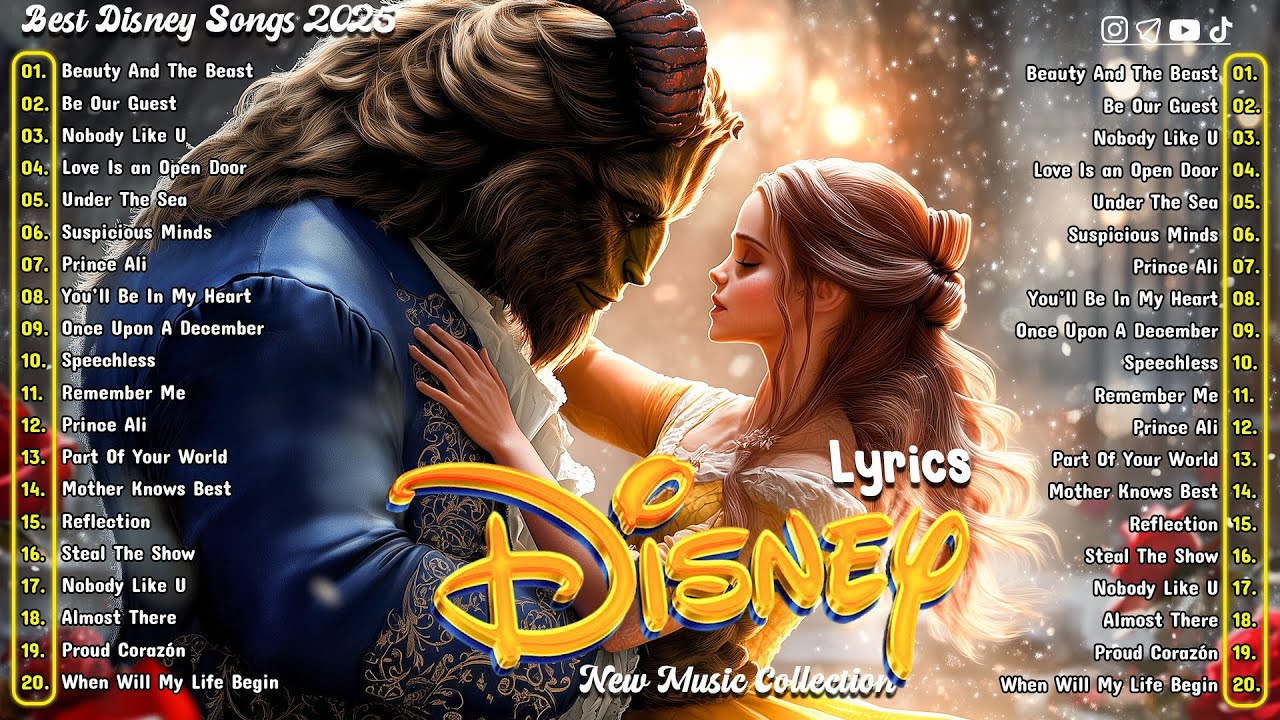Best Disney Songs Playlist 🕍 2025 Walt Disney Music Collection with ...