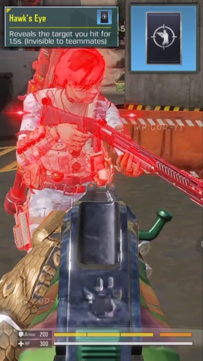 Hawk's Eye Perk Tutorial💪Pro Settings in CODM BR💯🔥Codmobile🤕CODM Pro Setting #shorts #codmbr # ...