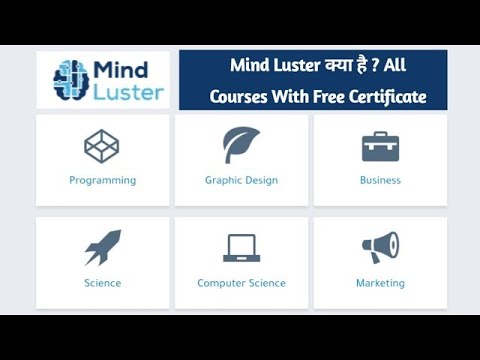 FREE Online Courses with Certificate by MindLuster | REPUTED Tech & Non-Tech Courses 🏆 - YouTube