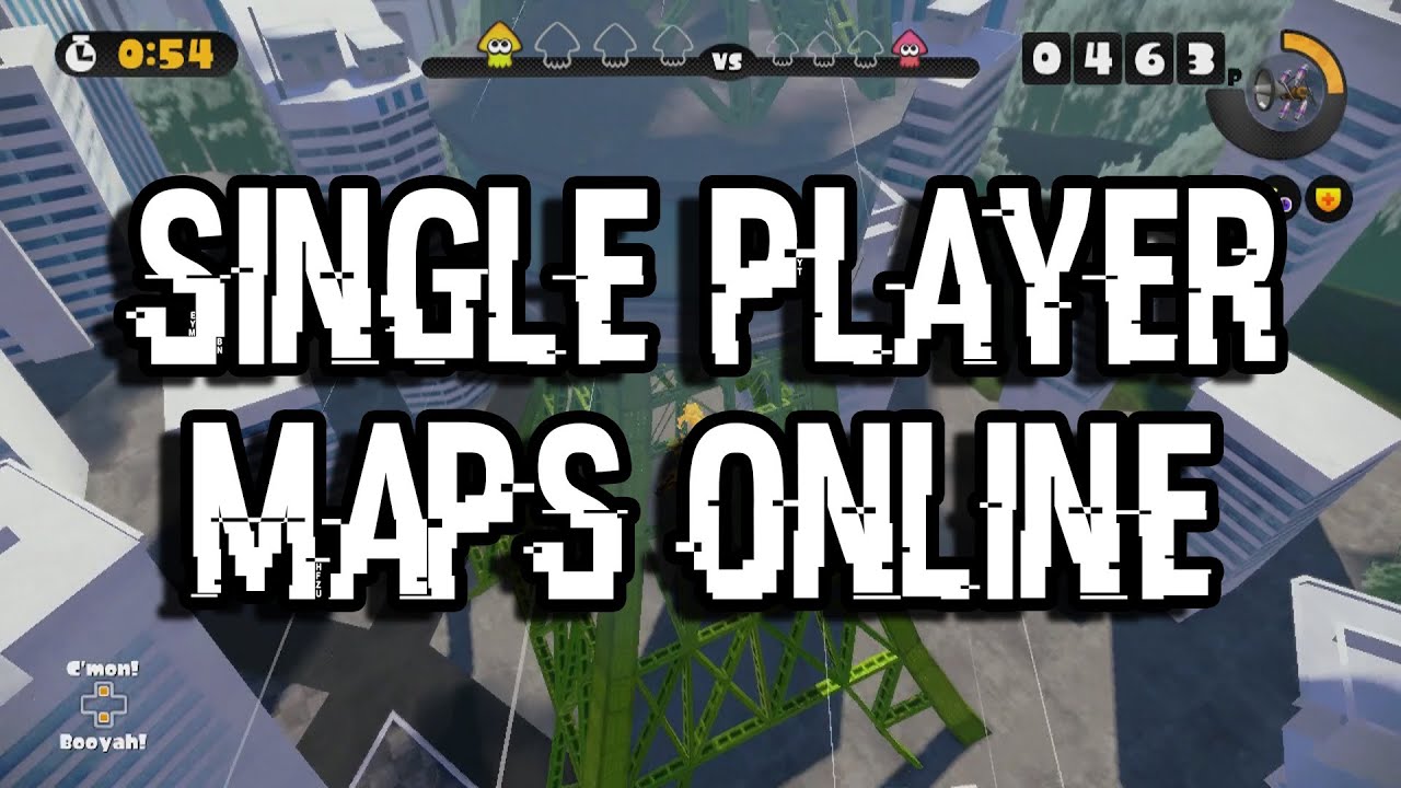 [Splatoon] Playing Single Player Maps Online! - YouTube