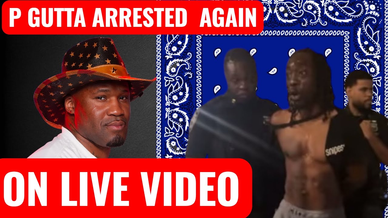 ( LIVE VIDEO ) P GUTTA: ALLEGEDLY JUMP OUT POLICE VEHICLE ARRESTED AND ...