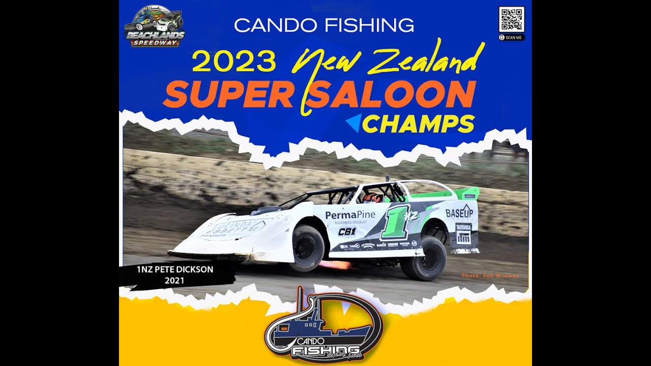 2023 Cando Fishing New Zealand Super Saloon Championship - Beachlands Speedway, Dunedin Night 2 ...