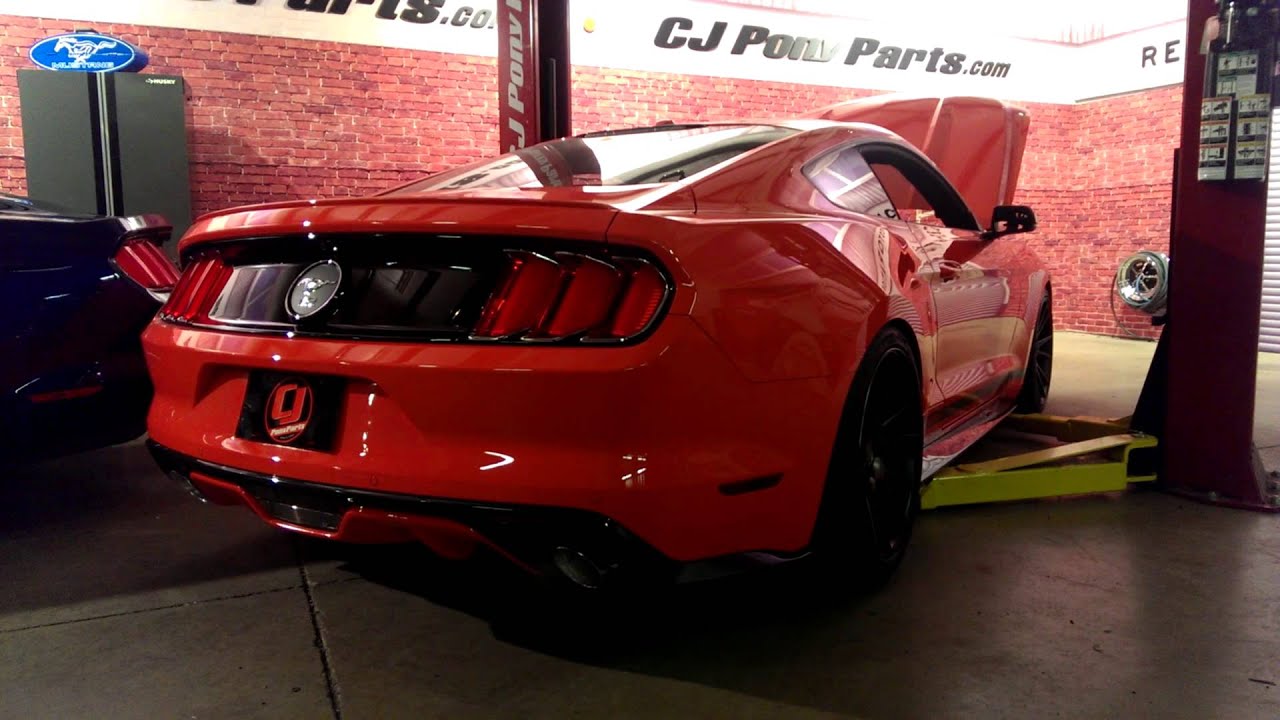 Cj Pony Parts Mustang Eco Boost Project Car Start and Rev - YouTube