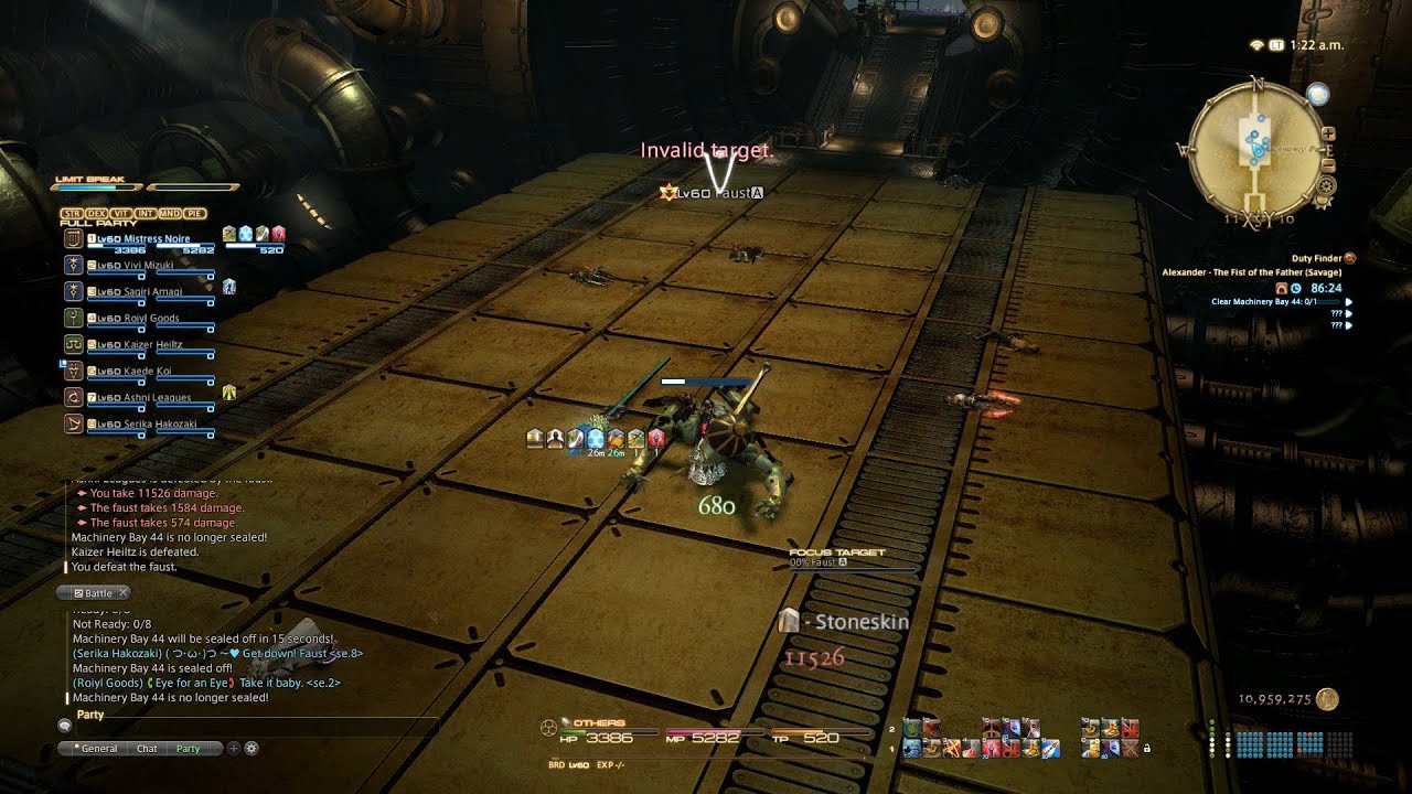 「Final Fantasy XIV」 Alexander 01 ~ "Faust Extreme" (HD-TTV-Commentary ...