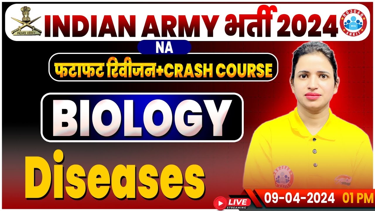 Indian Army 2024, Army NA Biology Revision Class, Army NA Crash Course ...