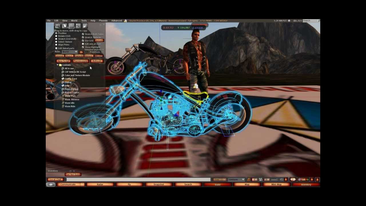 Second Life Deleting Scripts From your vehicle Cat Scripts Sin City Customs - YouTube