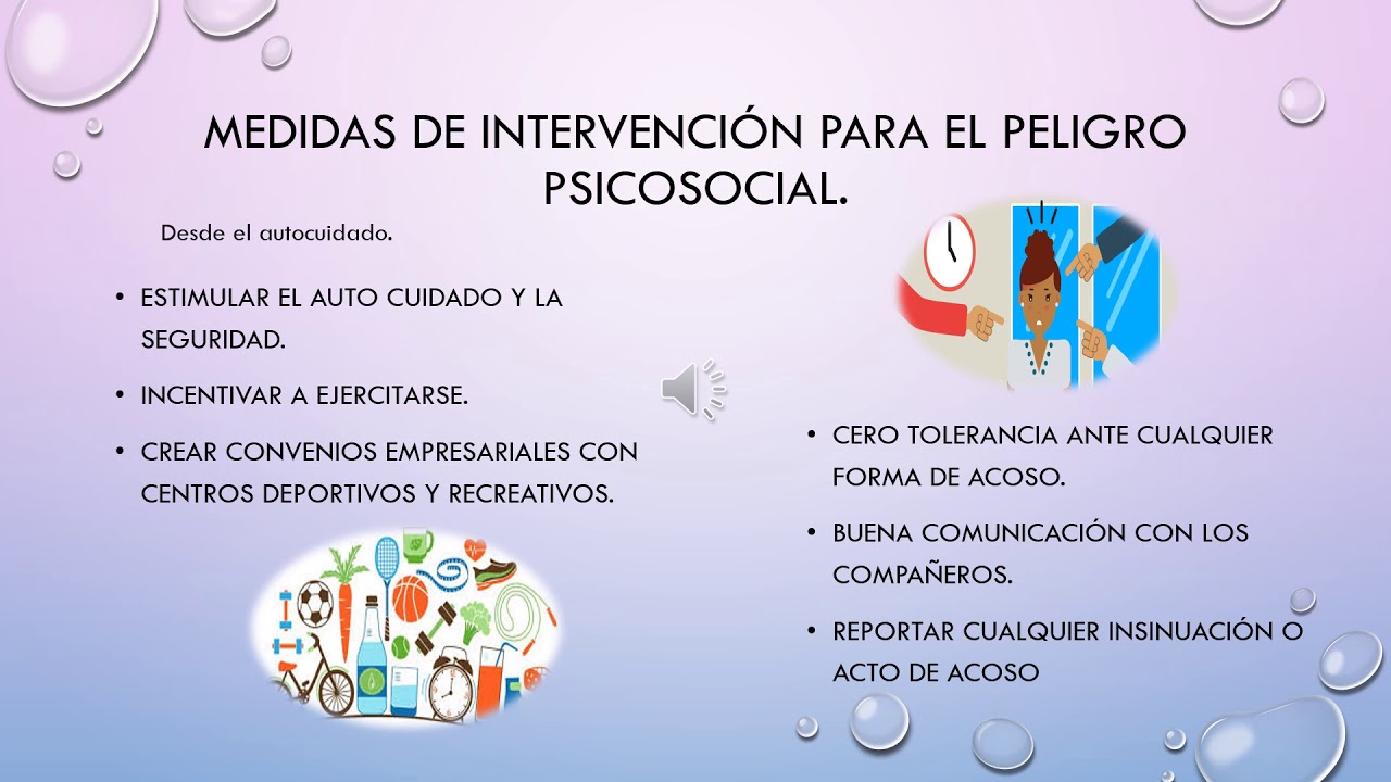 Medidas De Intervención Para El Peligro Psicosocial Youtube