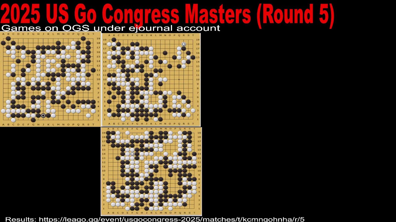 2025 US Go Congress Pair Go (Finals) - YouTube