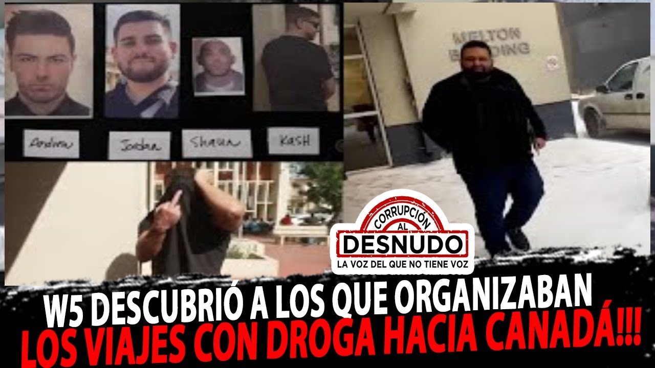 W5 DESCUBRIÓ A LOS QUE ORGANIZABAN LOS VIAJES CON DROGA HACIA CANADÁ ...