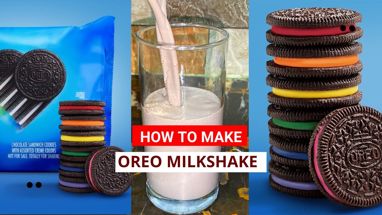 Oreo Milkshake Recipe | A simple and yummy technique of Milkshake with ...