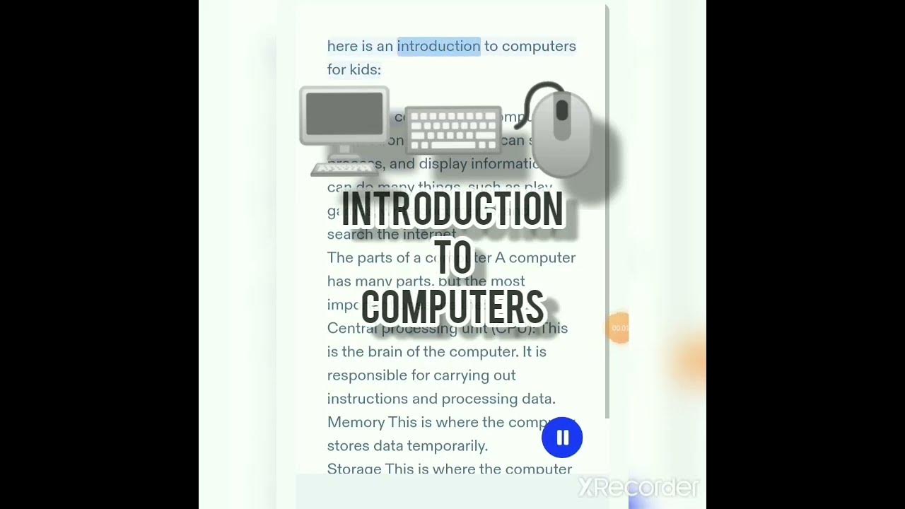 Basics Of Computer | What is Computer? | Basic Computer Knowledge | Parts of Computer | Computer ...