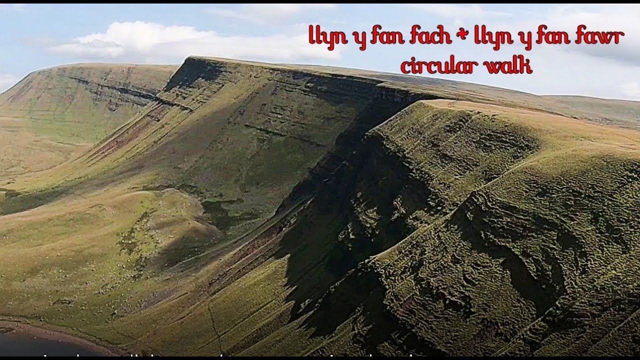 llyn y fan fach and llyn y fan fawr circular walk / brecon beacons ...