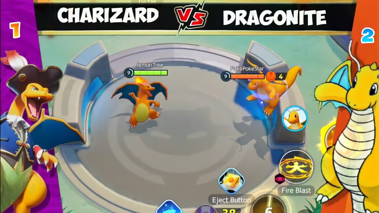 Who will Win CHARIZARD vs DRAGONITE | 5 Test || pokemon unite - YouTube