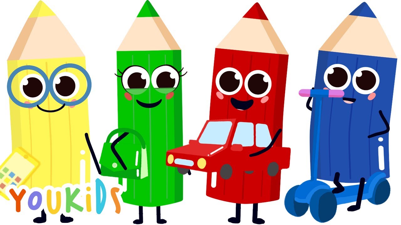 The Colors Song | Pencils Drawing Toys - YouTube