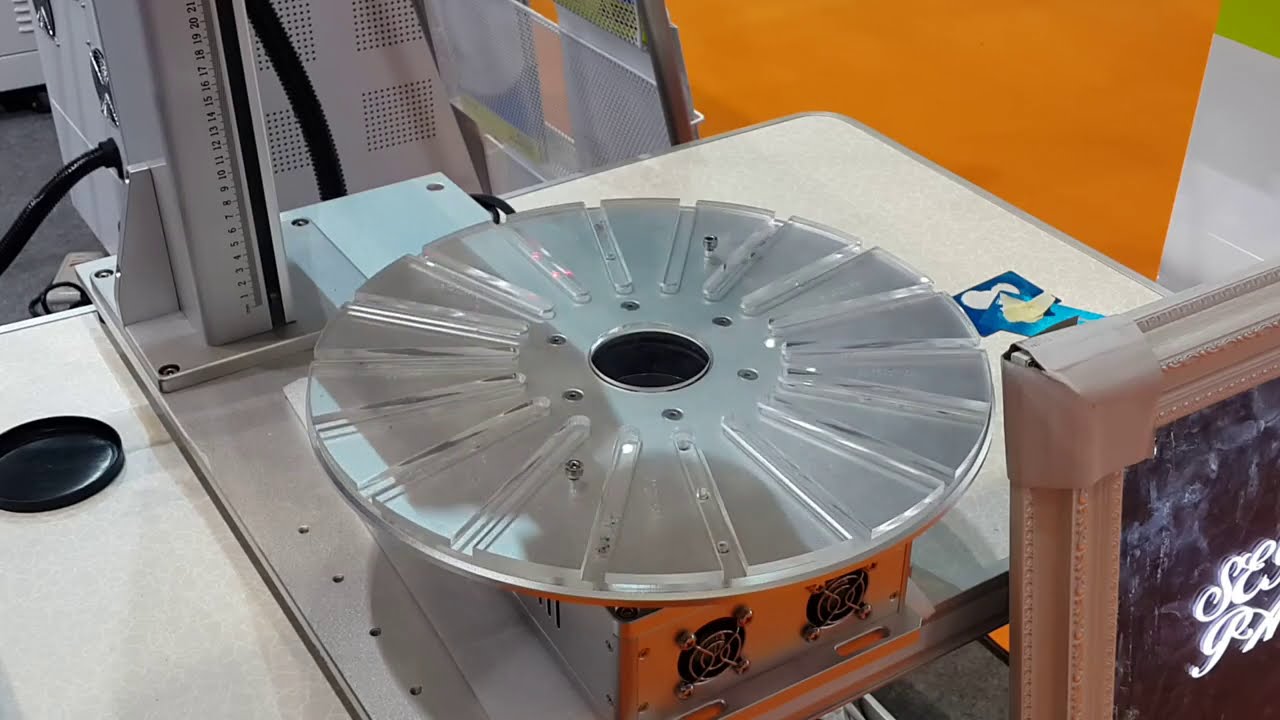 Rotary Table For Multiple Metal, Plastic Laser Marking & Engraving ...