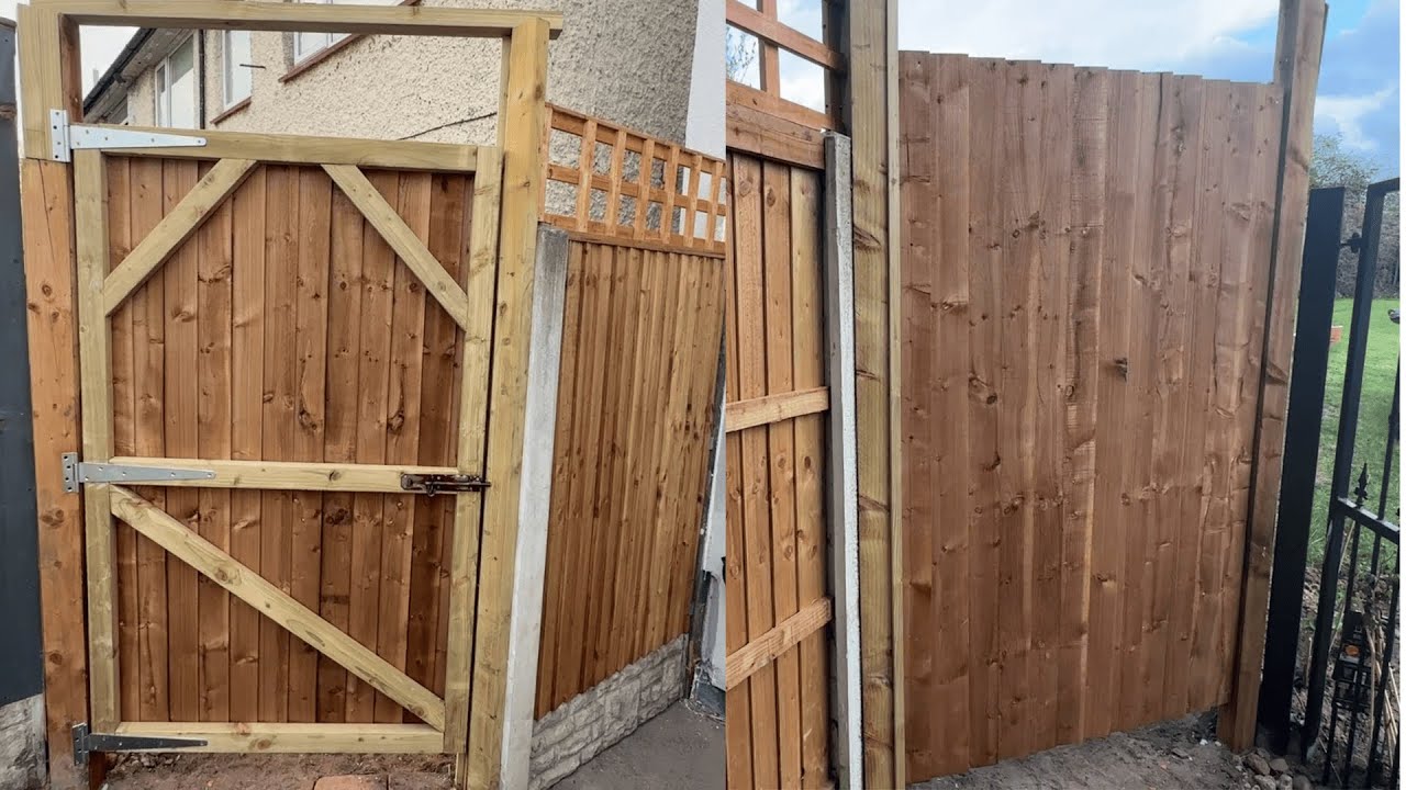 DIY Wooden Garden Gate: From Scratch to Stunning! - YouTube