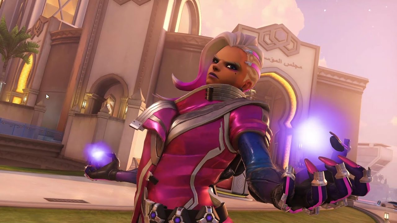 Sombra - Virus - Overwatch Epic Skin Spotlight (all intros, emotes ...