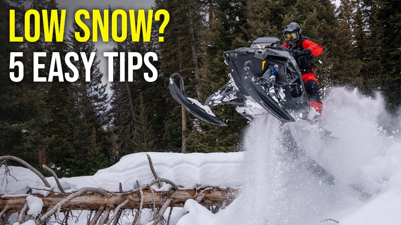 5 Tips For Riding Low Snow - YouTube