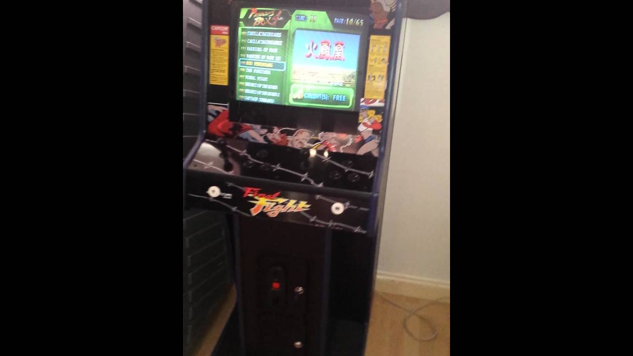Arcade machine Final fight 645 in 1.Mesner.On ebay uk. - YouTube