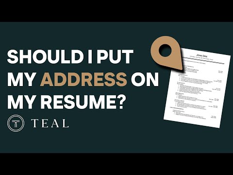 What Address Should You Include On Your Resume