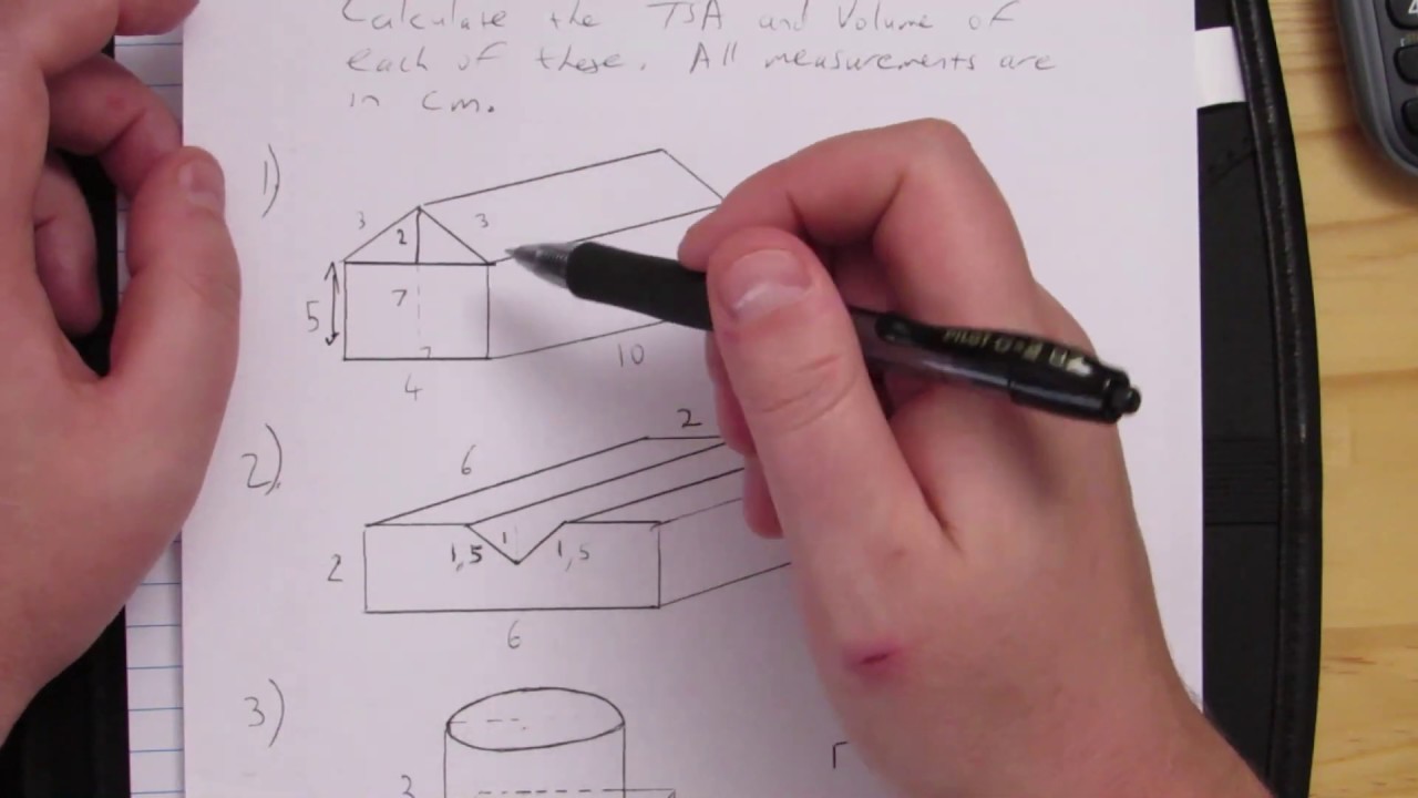 Mathematical Literacy: Total Surface Area and Volume of Complex Shapes ...
