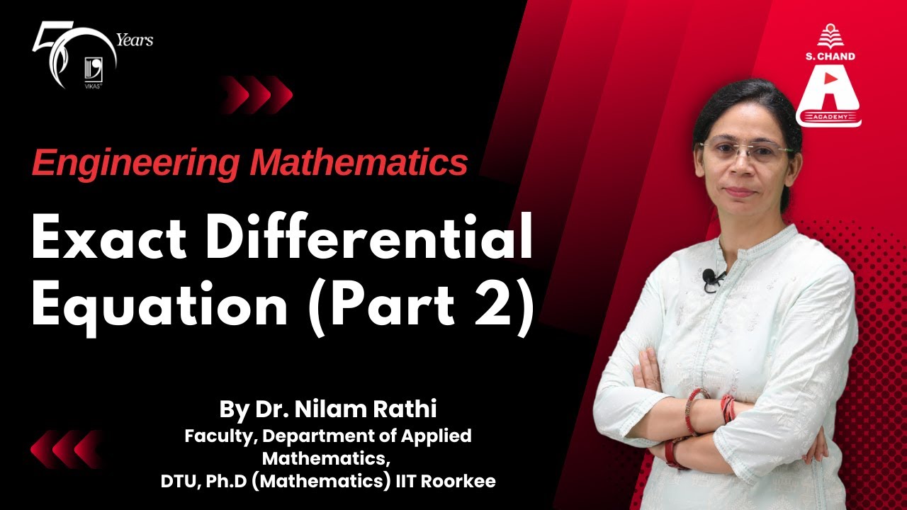 Differential Equation - Exact Differential Equation (Part 2 ...