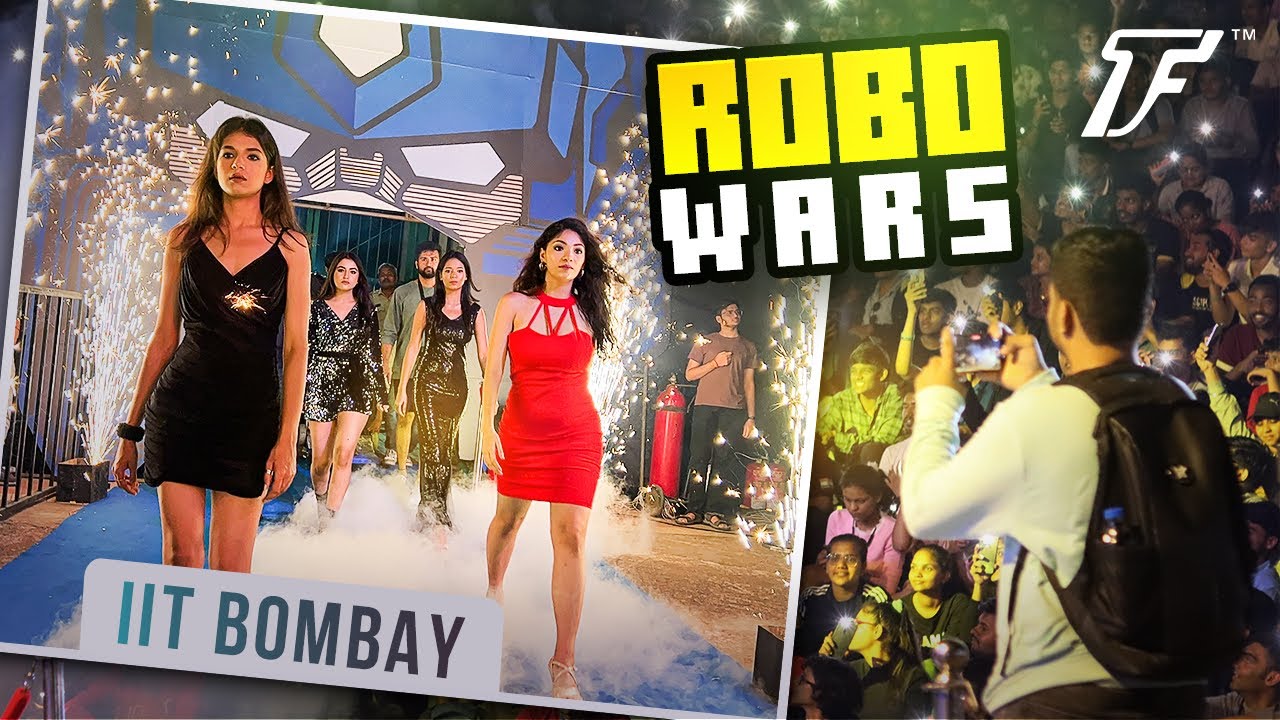 India's Most Dangerous Robowars: Techfest IIT Bombay 🤯 - YouTube